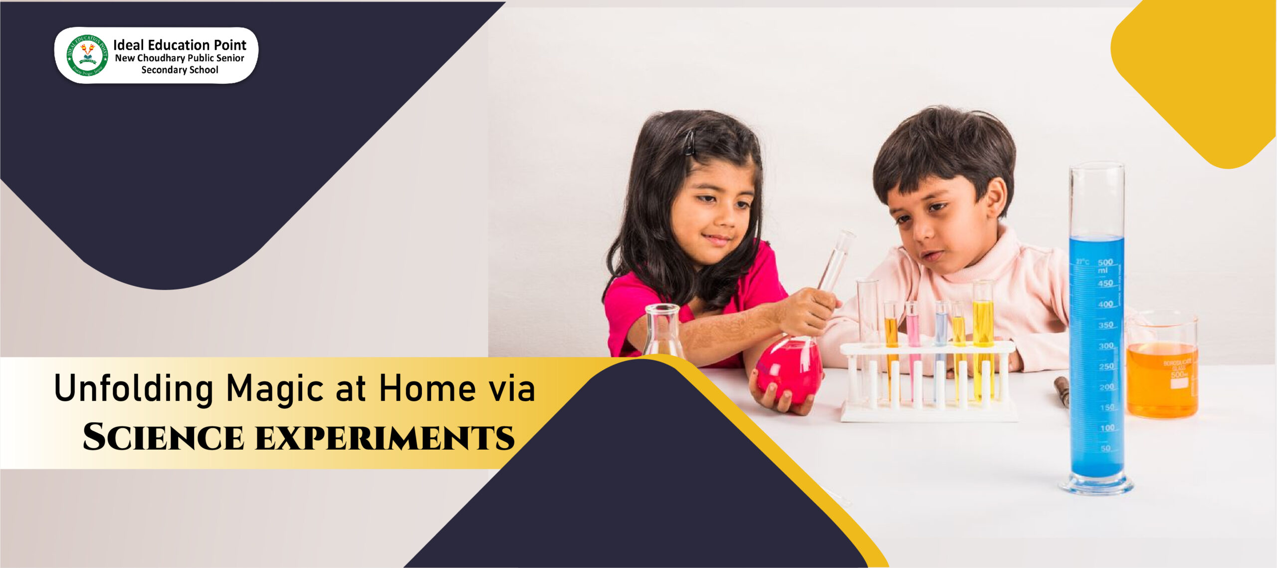 Unfolding Magic at Home via Science Experiments